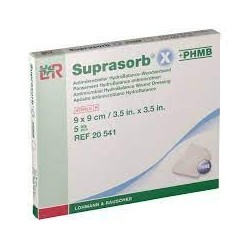 Suprasorb X + PHMB pansement 9X9CM 5 PIÈCES